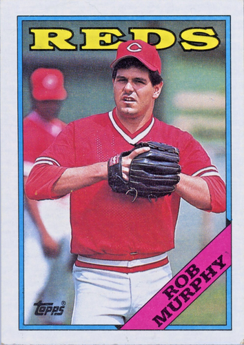 Rob Murphy 1988 Topps Card #603 Cincinnati Reds Baseball Free Shipping ...