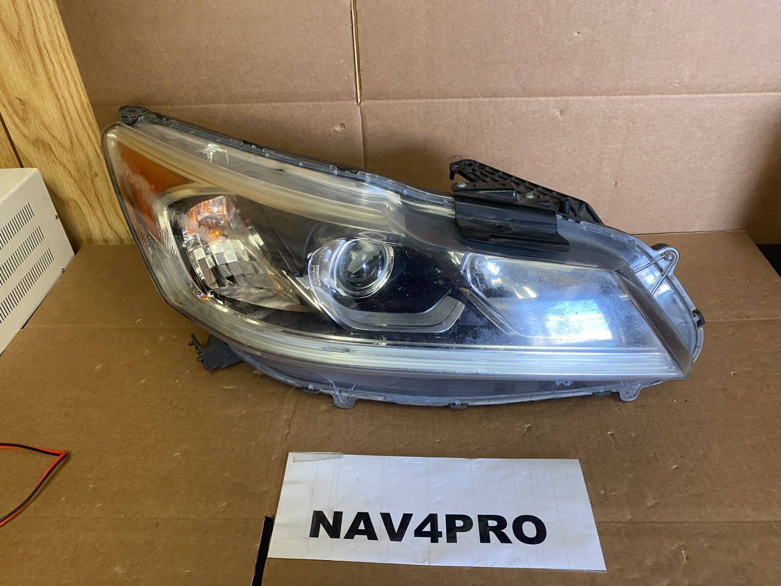 2016-2018 Honda Accord Right Passenger Side LED DRL Halogen Headlight ...