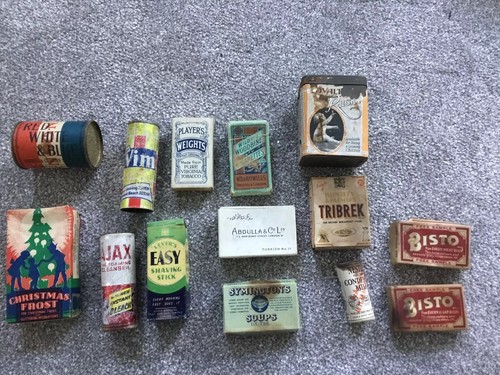 40s 50s Food Toiletries Collectible Packaging Tins | eBay UK