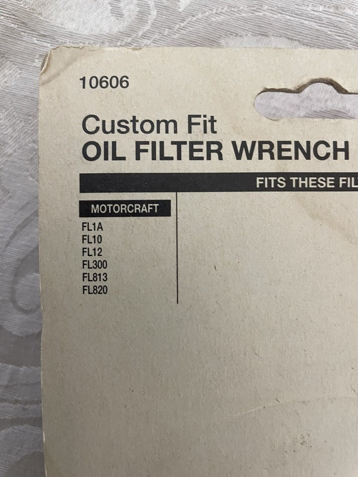 Flotool Oil Filter Wrench 10606 Fits Motorcraft Fl1A Fl10 Fl12 Fl300 ...
