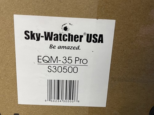 Sky Watcher EQM35 S30500 Computerized GoTo German Equatorial Telescope ...