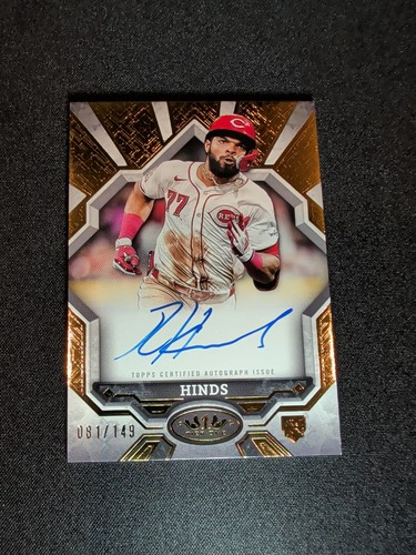 2025 Topps Tier One - Rece Hinds - Break Out Autographs - #BOA-RH Gold ...