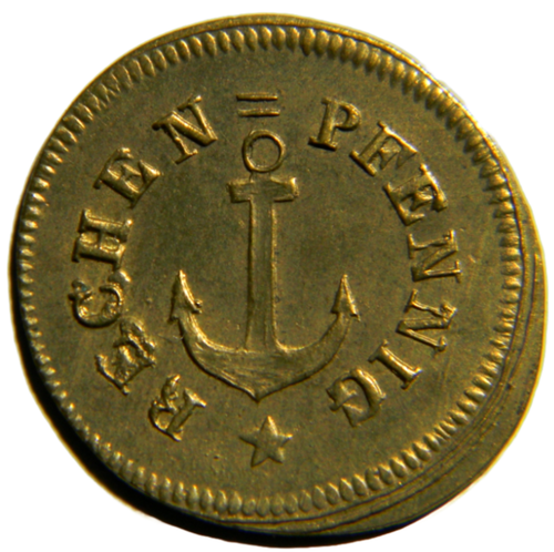 Germany Spiel Marke Counter Token - Rechen Pfennig / 2 Headed Eagle (S ...