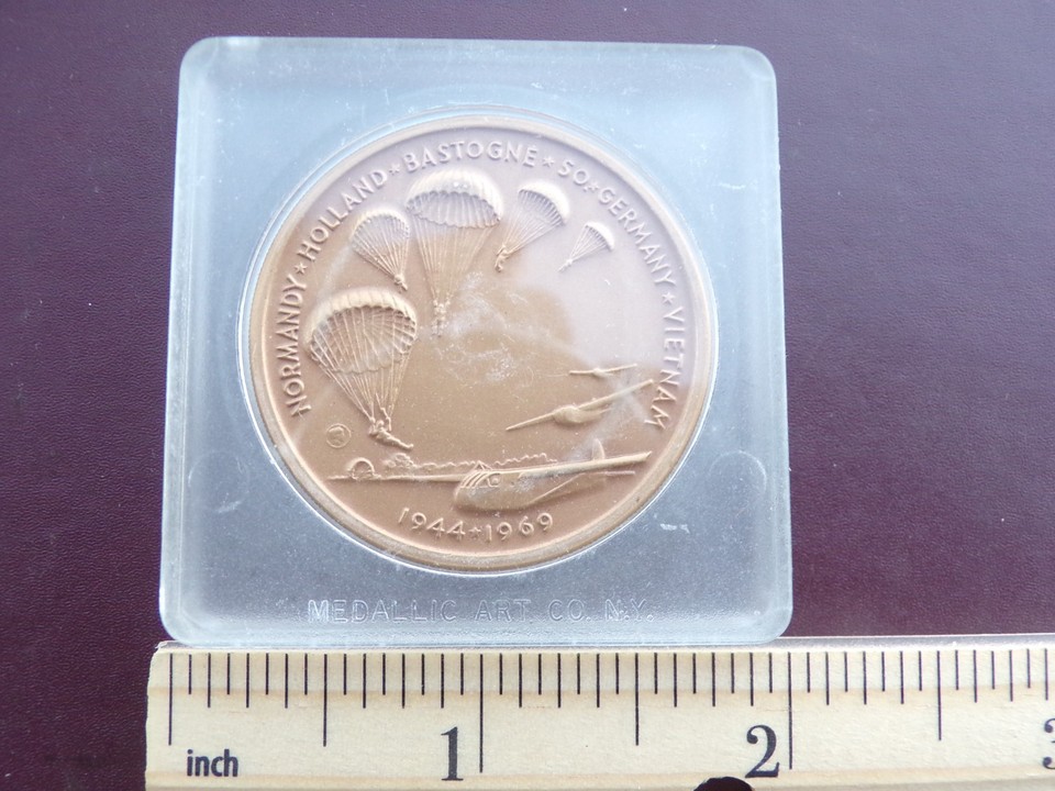 101st Airborne Glider Division Challenge Coin Military Screaming Eagles Vietnam | eBay