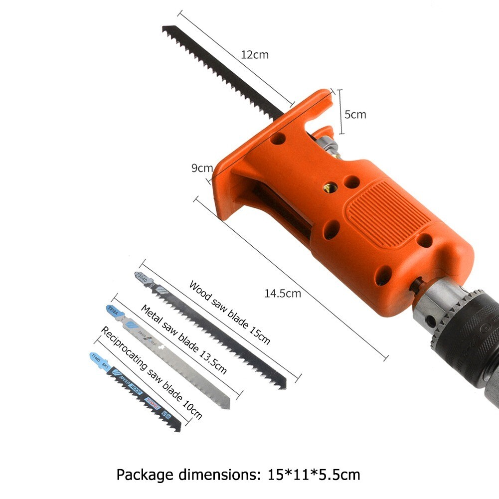 Electric Saw Drill Conversion Head Adapter Attachment Portable Tool ...