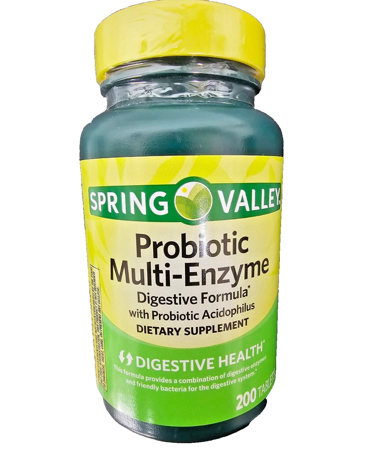 Spring Valley Probiotic Multi-Enzyme Digestive Formula Tablets - 200 ...