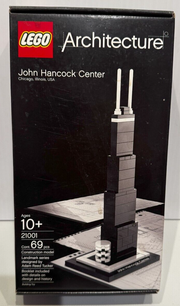 LEGO ARCHITECTURE John Hancock Center 21001 Landmark Series 2008 Sealed ...