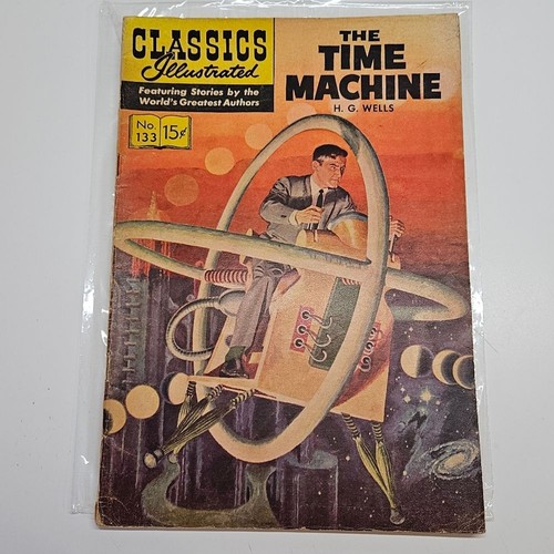 VINTAGE Classics Illustrated #133 The Time Machine Wells 1st Printing ...