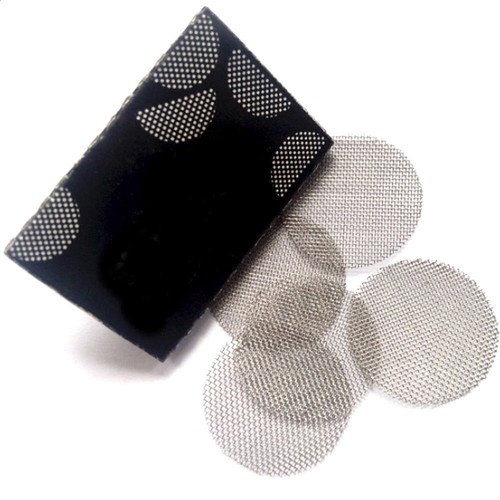 100pcs Pipe Screens Stainless Steel Metal Tobacco Smoking Pipe Filters ...