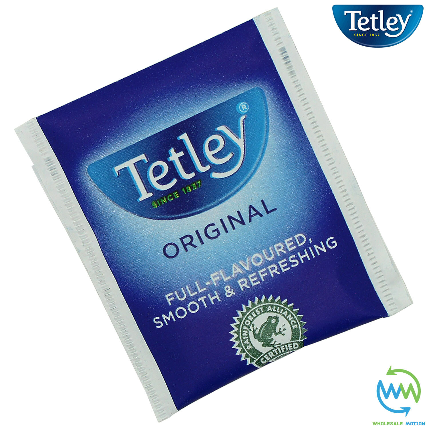 TETLEY Tea Bags SACHETS Individual ENVELOPED Tagged Bag 100% BLACK ...