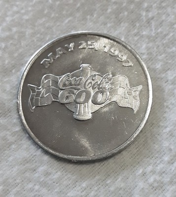 1997 Coca Cola 600 Aluminum Coin Buy 1 Get 1 Free 20 oz. Coke *Rare | eBay
