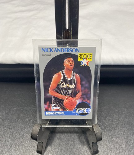 1990-91 NICK ANDERSON - NBA Hoops ROOKIE CARD #214 Orlando Magic (NM-MT ...