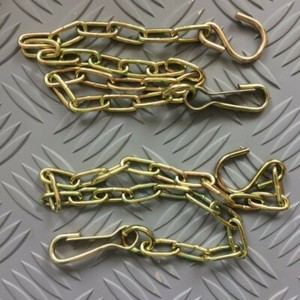 Tractor PTO Shaft Guard Retaining Chain, PTO Guard Chain, pair. | eBay