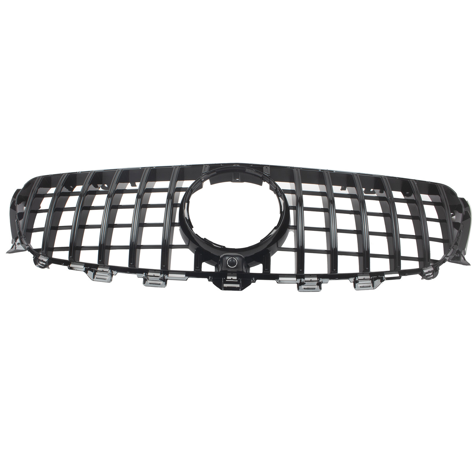 GT GRILLE ALL BLACK For 2016-2020 Mercedes W213 E CLASS E200 E300 E350 ...