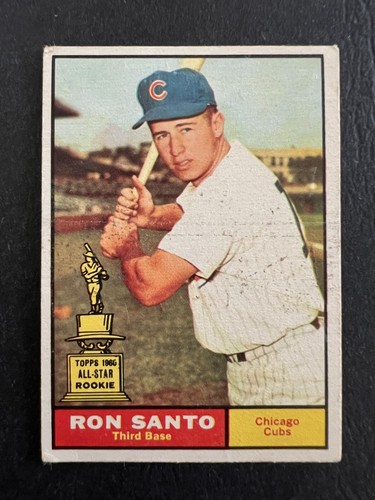1961 Topps Ron Santo #35, surface, marked back | eBay