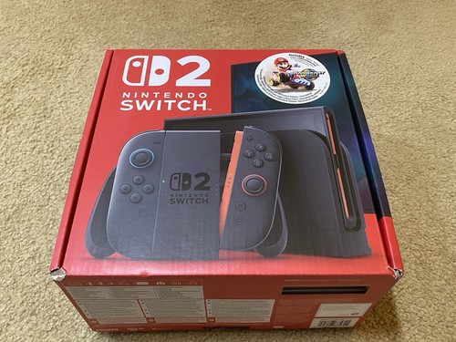 EMPTY BOX NINTENDO SWITCH 2 MARIO KART WORLD USA VERSION FAST FREE SHIP ...