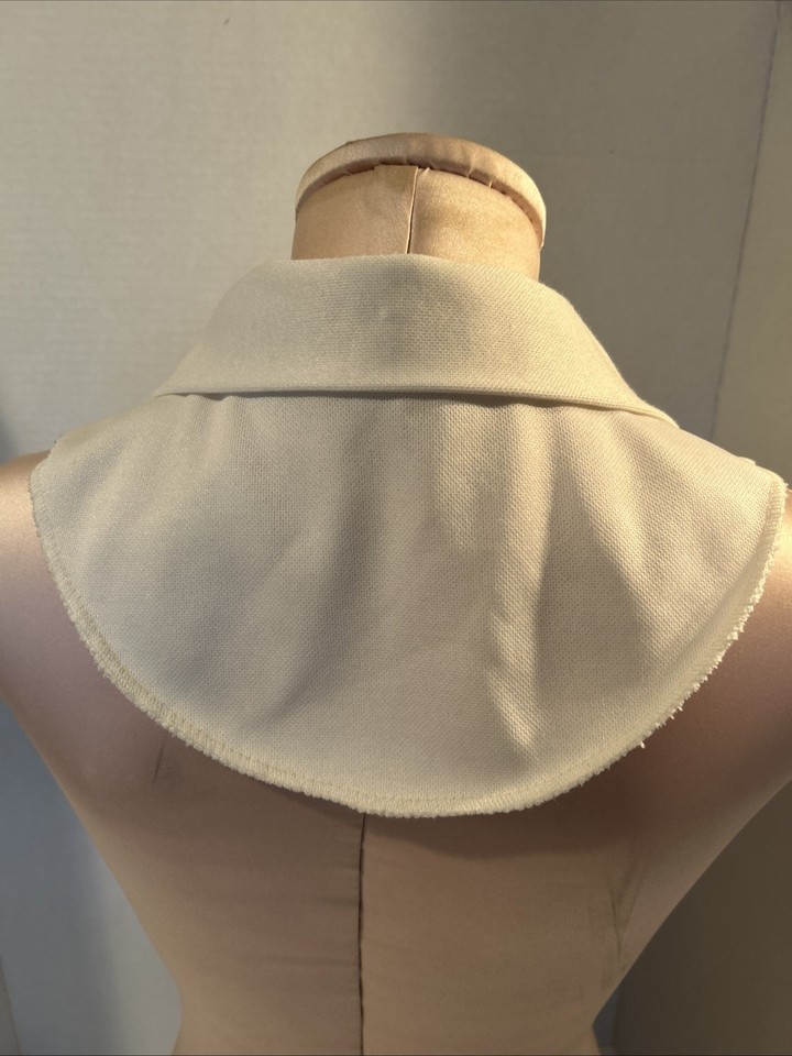 Vintage Dickie Collared Polyester White Shirtfront | eBay