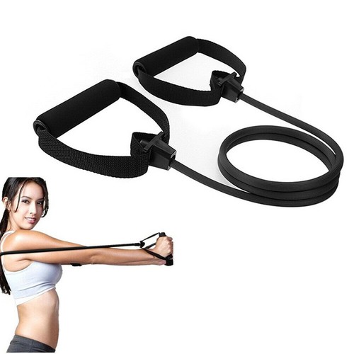Fitness Exercise Cords Pull Rope Stretch Resistance Bands Elastic Yoga TraiYUDC | eBay Australia
