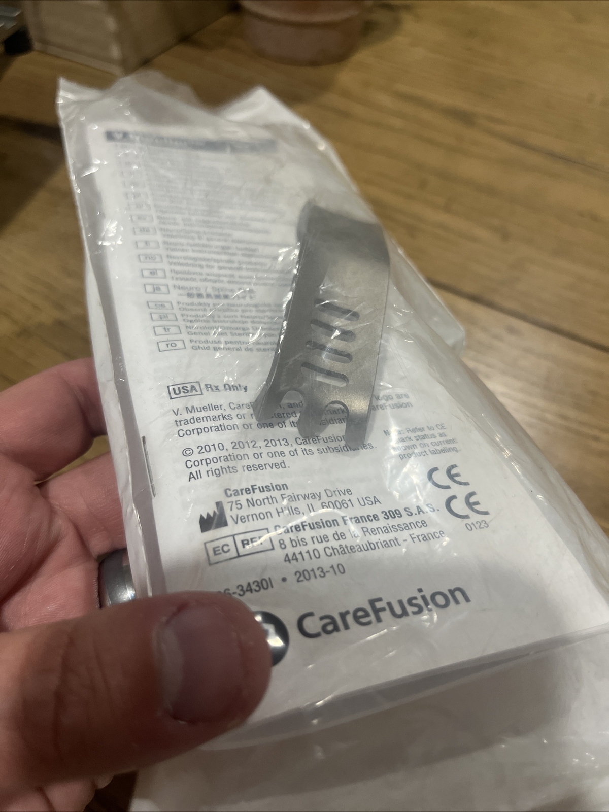 V. Mueller S-1455 Neuro/Spine Versa-trac Lumbar Retractor Blade 30 Deg ...