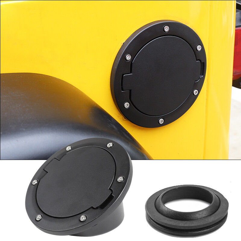 Non-Locking TJ Gas Cap Tank Fuel Filler Cover for Jeep Wrangler TJ 1997 ...