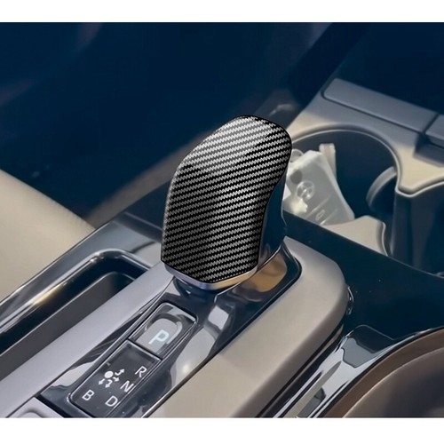 For TOYOTA Prius Prime 2023 ABS Carbon Fiber Pattern Gear Shift Knob ...