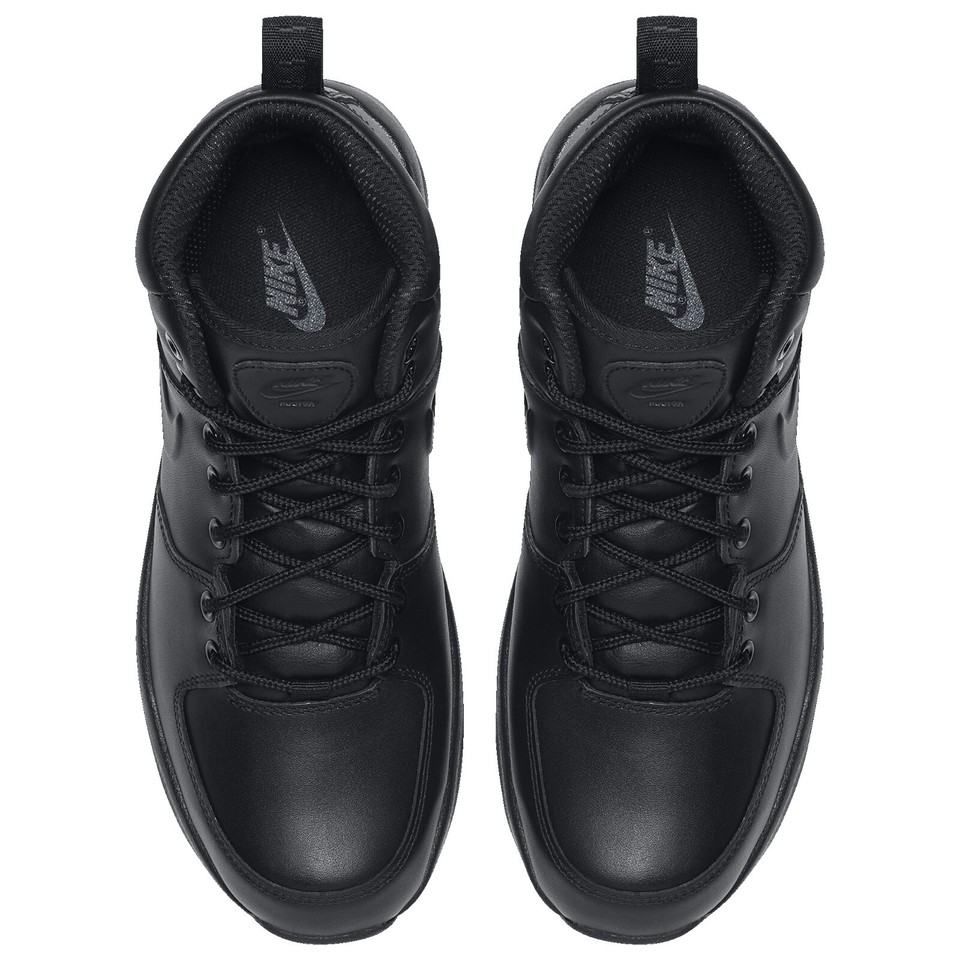 New In Box MENS Nike MANOA Leather Boots Triple Black 454350 003 | eBay