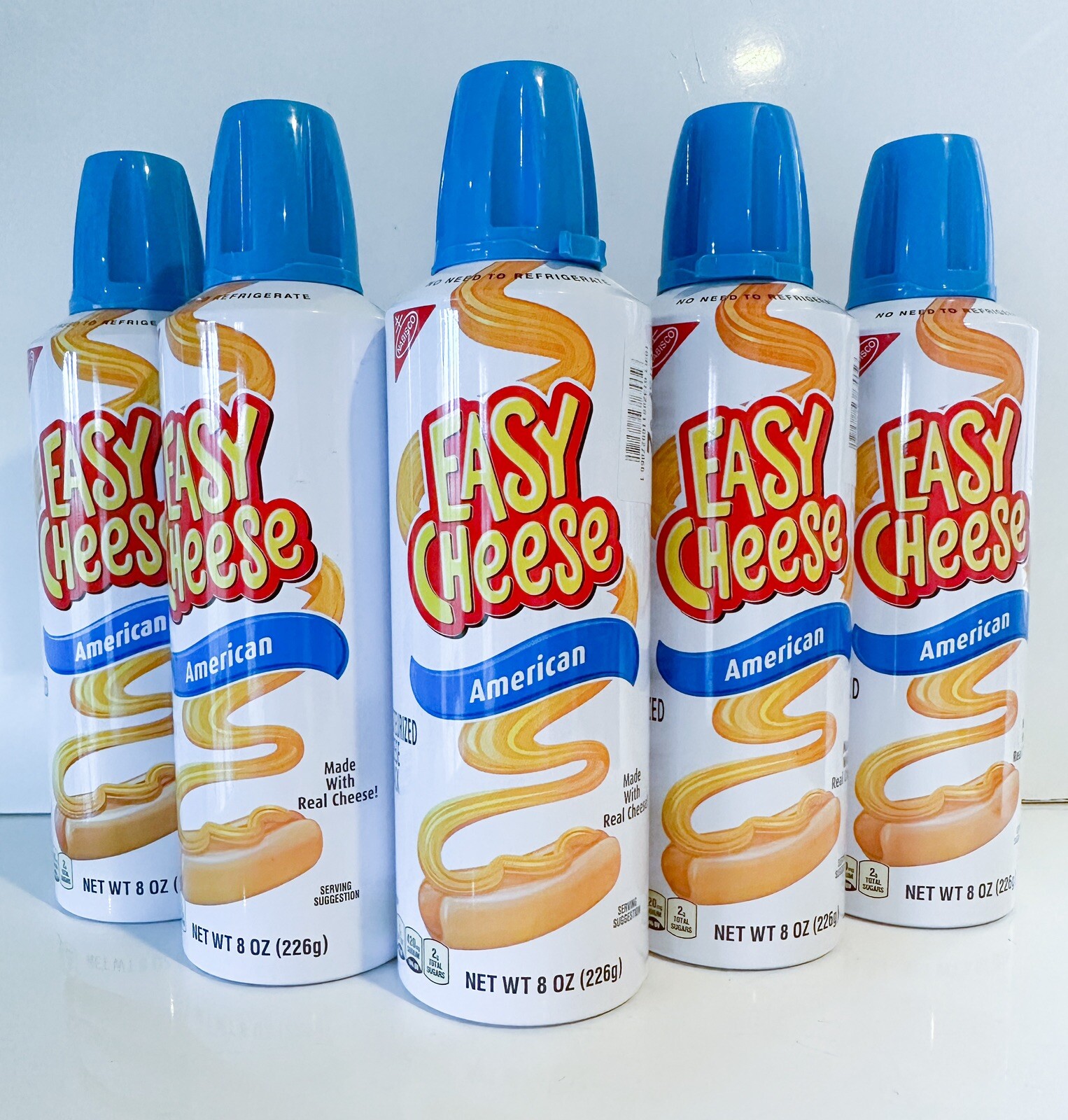 NABISCO AMERICAN EASY CHEESE SNACK 5 BOTTLES | eBay