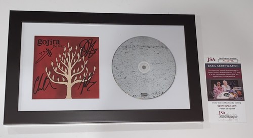 GOJIRA SIGNED FRAMED THE LINK CD JOE DUPLANTIER ALL 4 PROOF JSA COA | eBay