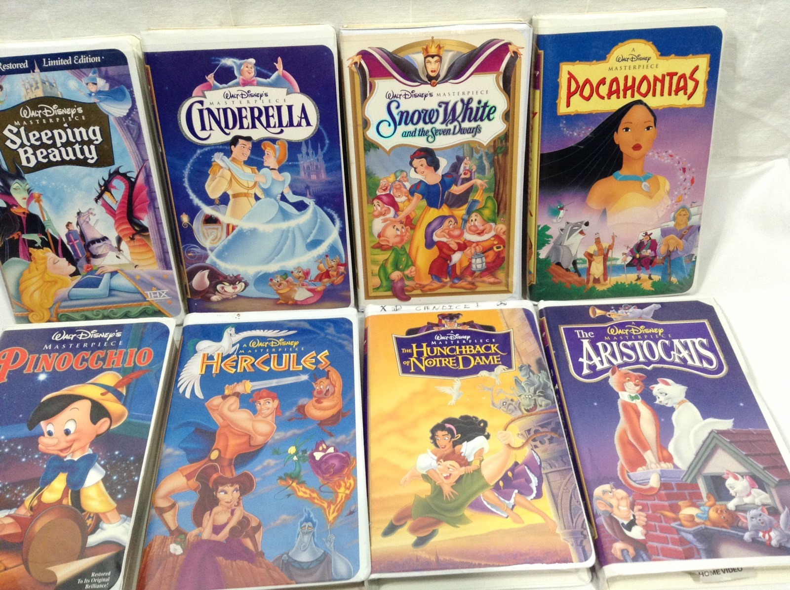 Walt Disney Movies Lot of 8 VHS Tapes | Grelly USA