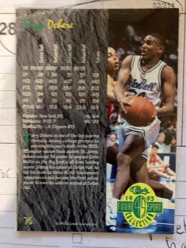 1993 Classic Four Sport Collection - #76 Terry Dehere (RC) for sale ...