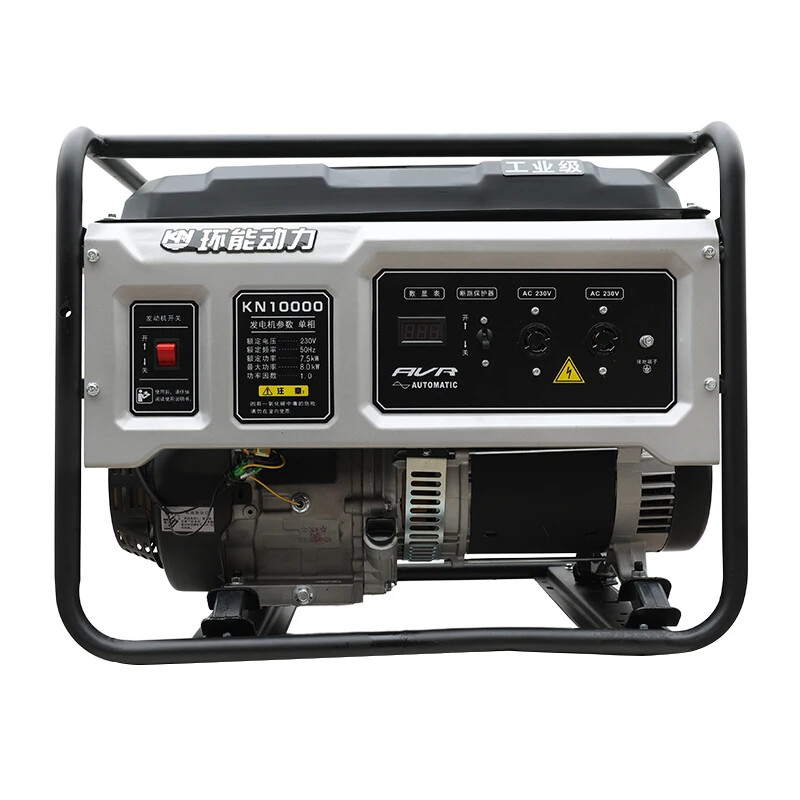 5kw Portable Gasoline Generator Single Phase Home Power Back Up ...
