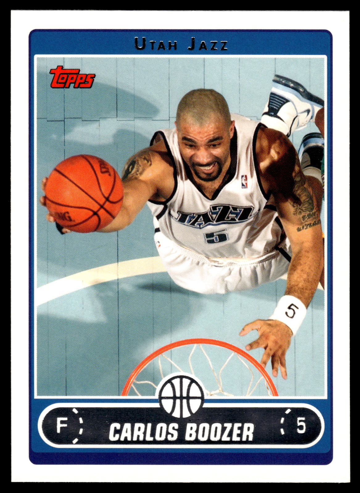 2006-07 Topps #152 Carlos Boozer Utah Jazz | eBay