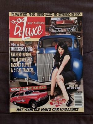 CAR KULTURE DELUXE MAGAZINE DEC 2008 Kustoms Gassers Pin-ups Art ...