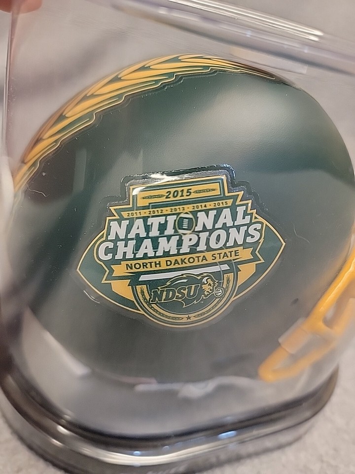 2015 NORTH DAKOTA STATE BISON NCAA Schutt Authentic MINI Football ...