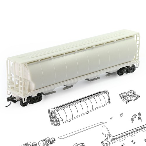 Evemodel 1pc HO Scale 1:87 Blank Unassembled Grain Hopper Model Railway ...