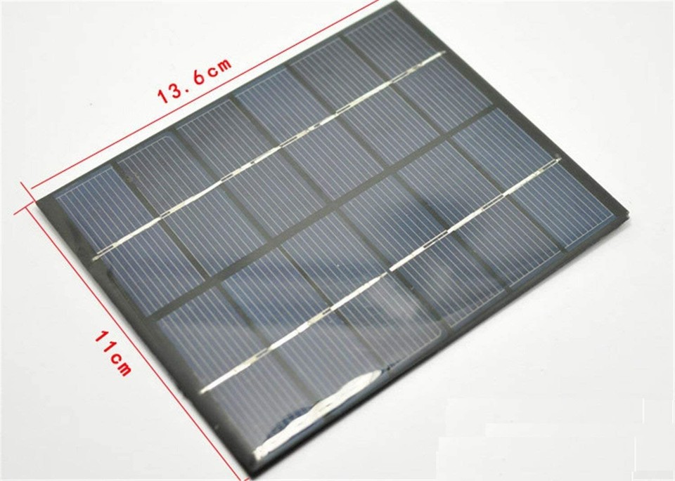 SUNNYTECH 2w 6v USB Mini Solar Panel Module DIY Polysilicon Solar Epoxy ...