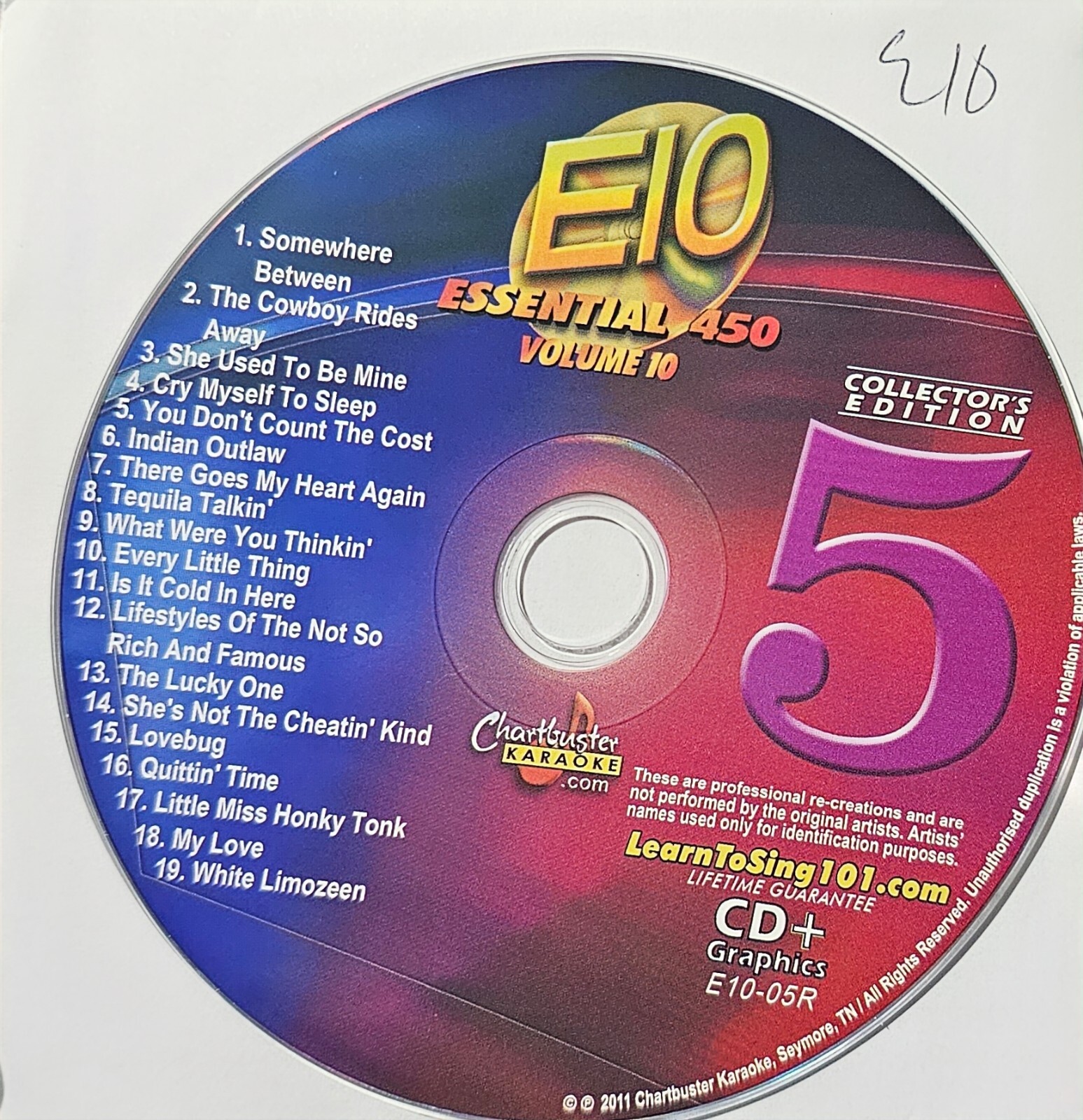 E10 05 ESSENTIAL 450 COLLECTION CHARTBUSTER KARAOKE CDG | eBay