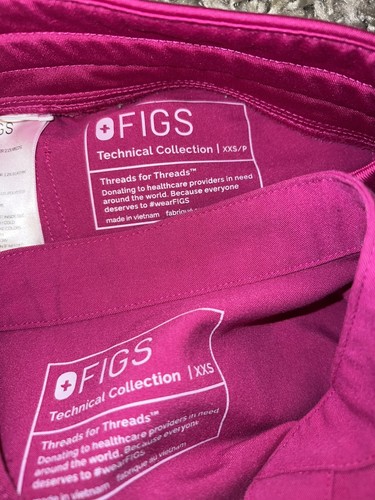 Figs Scrub Set Raspberry Sorbet Size XXS/P Zamora Jogger Pants And ...