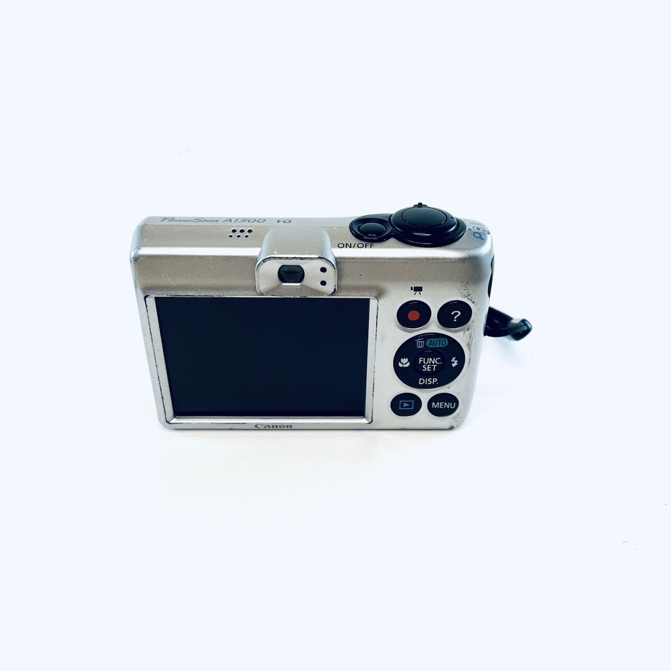 Canon PowerShot A1300 HD 16MP Digital Camera 5x Zoom Silver Tested ...