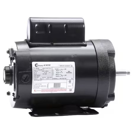 Century B586 Pump Motor, Permanent Split Capacitor, 1 Hp, 208-230V Ac ...