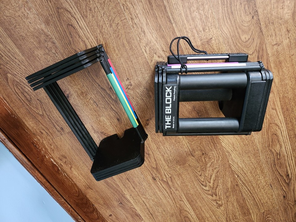 The Block PowerBlock Personal 45 lbs Adjustable Dumbbell (1) Weights ...