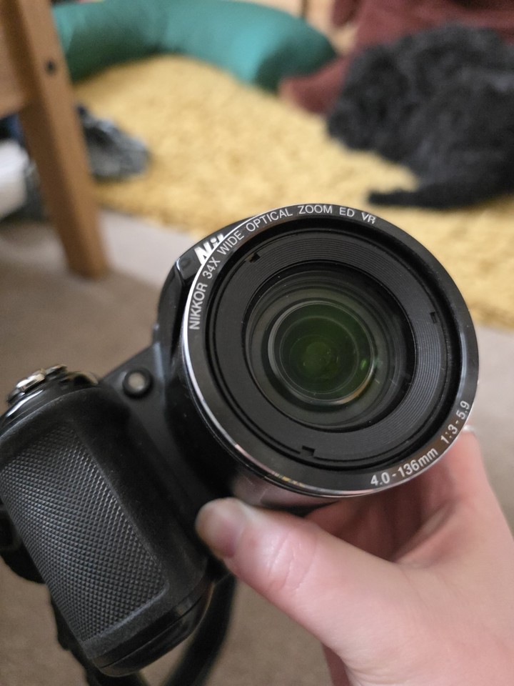 Nikon Coolpix L830 Digital Camera 16MP, Black, 34x Zoom | eBay UK
