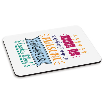 This Is What An Awesome Engineer Looks Like PC Computer Mouse Mat Pad ...