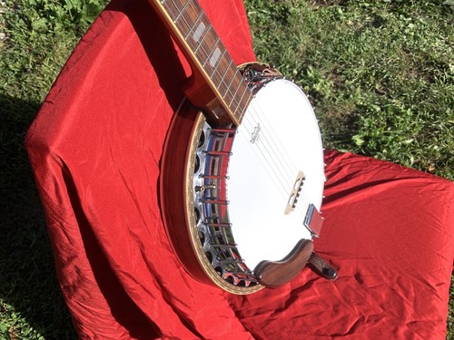 Vintage Penco 5-String Resonator Banjo early 1970s w/new hard shell ...