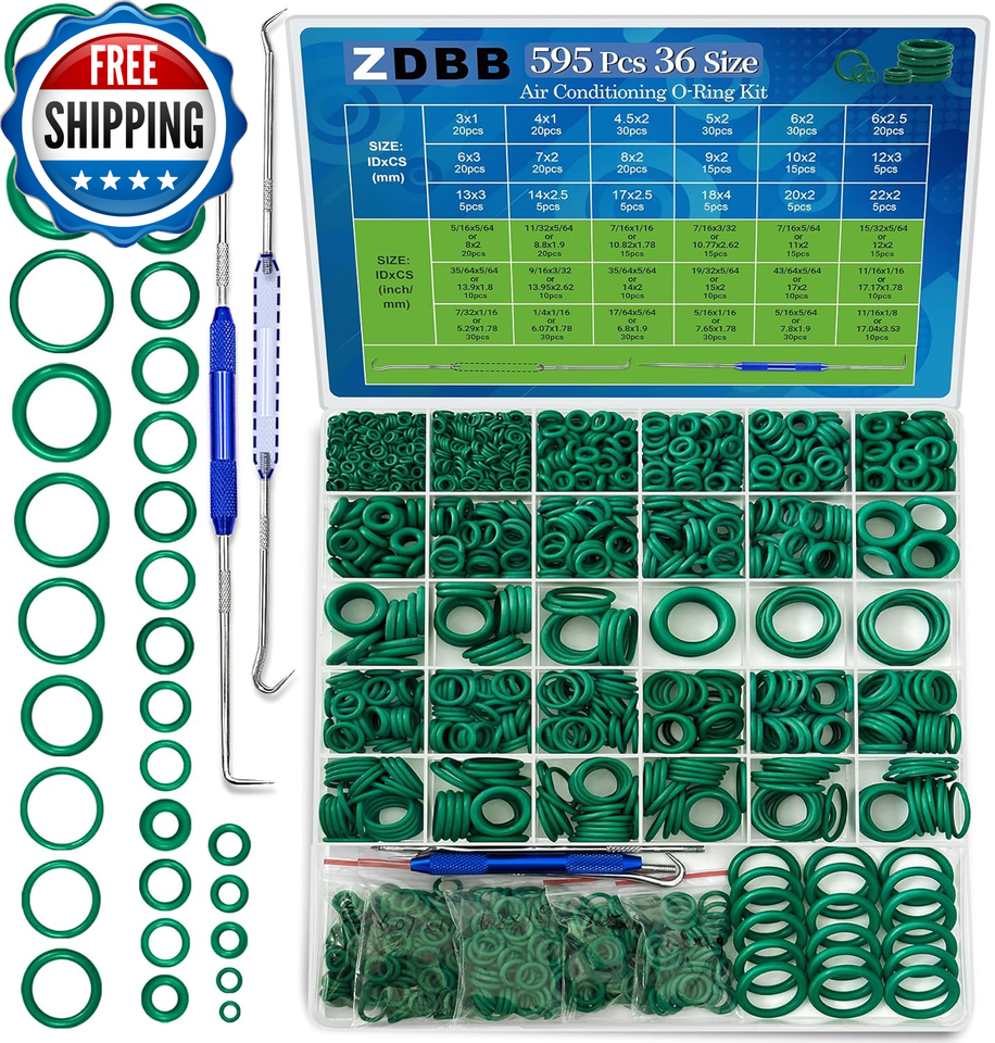 32 Size 1540 Pcs O Rings Assortment Kit Metric Nitrile Rubber Oring Set ...