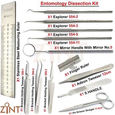 Advanced Entomology Dissection Kit Medical Dental Veterinary Lab ...