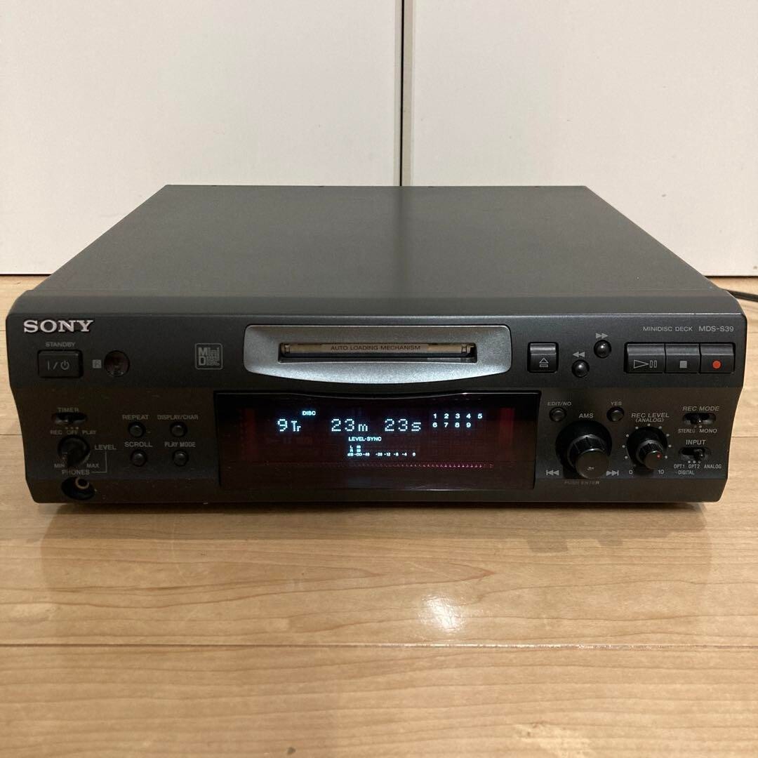 SONY MDS-S39 MiniDisc Deck Recorder Player | eBay