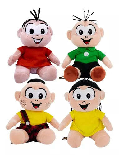 Lot of 4 Tasco Turma da Monica Plush 20cm Doll Toy Kids Fun Colectible ...