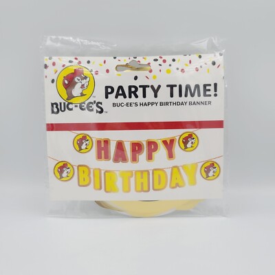NEW Buc-ee’s Happy Birthday 6 Ft Banner Bucees Sealed | eBay