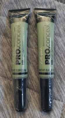 2x LA Girl Pro Conceal HD. High Definition Concealer Green Corrector 0 ...